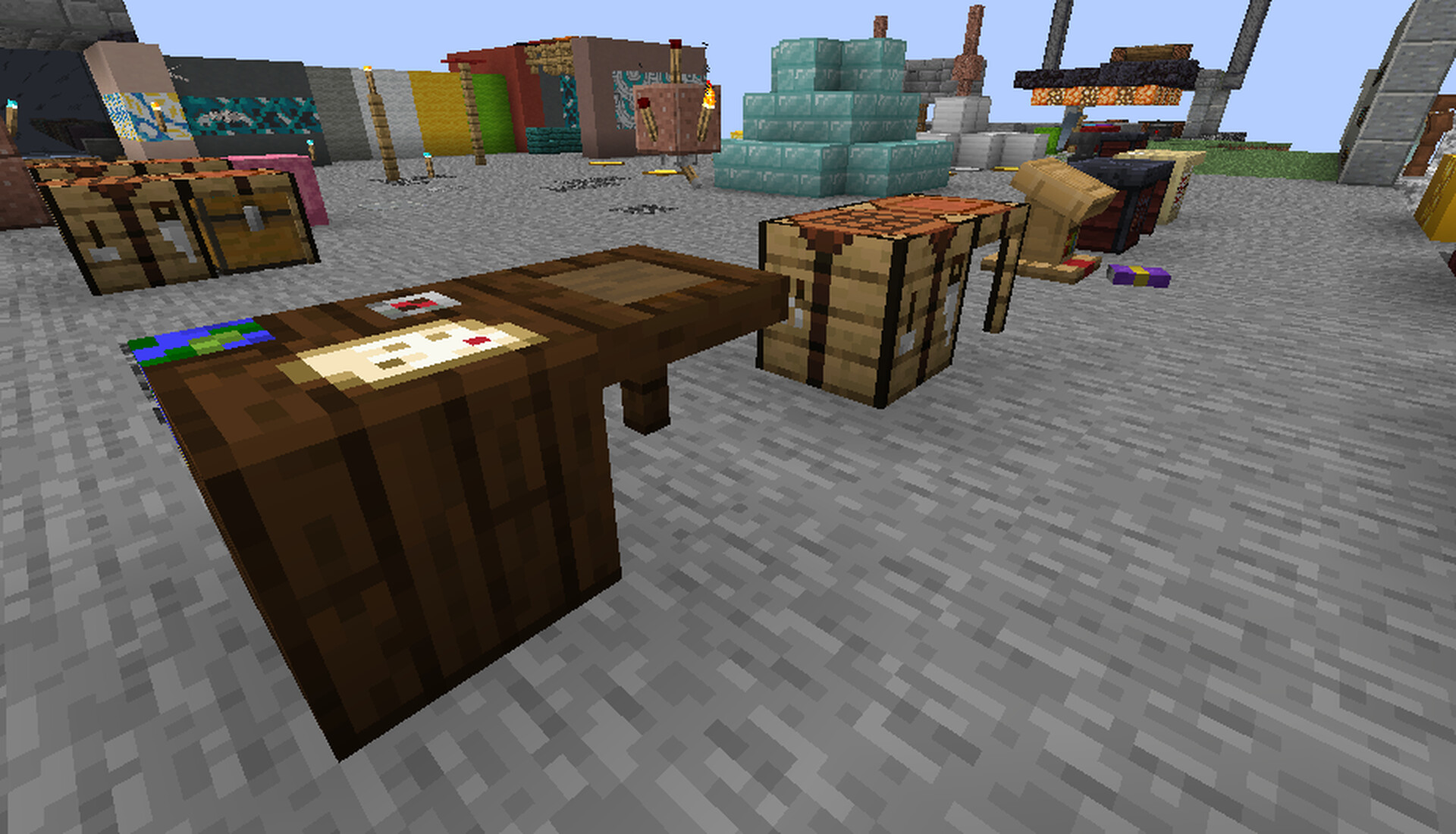 Crafting tables (no 4 game) Minecraft Texture Pack