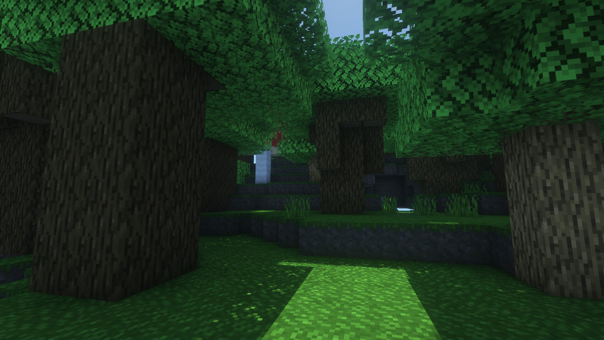 Spooky Dark Oak! Minecraft Texture Pack