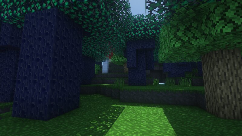 Spooky Dark Oak! Minecraft Texture Pack