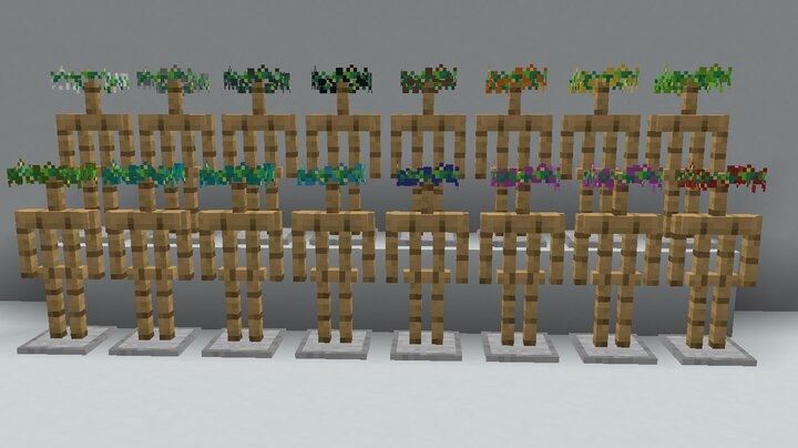 Dyeable Flower Crowns | Minecraft Bedrock Minecraft Texture Pack