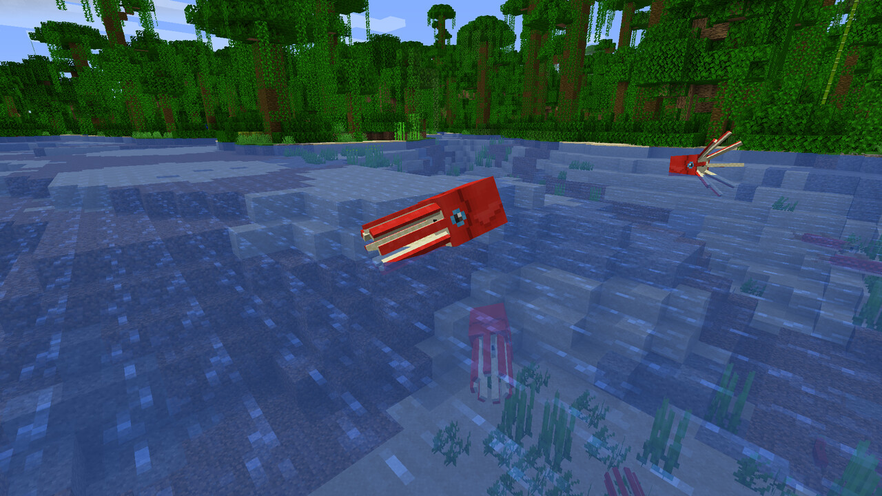 Simple Updated Squids 🦑 Minecraft Texture Pack