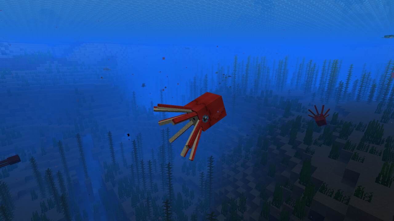 Simple Updated Squids 🦑 Minecraft Texture Pack