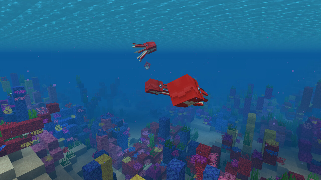 Simple Updated Squids 🦑 Minecraft Texture Pack