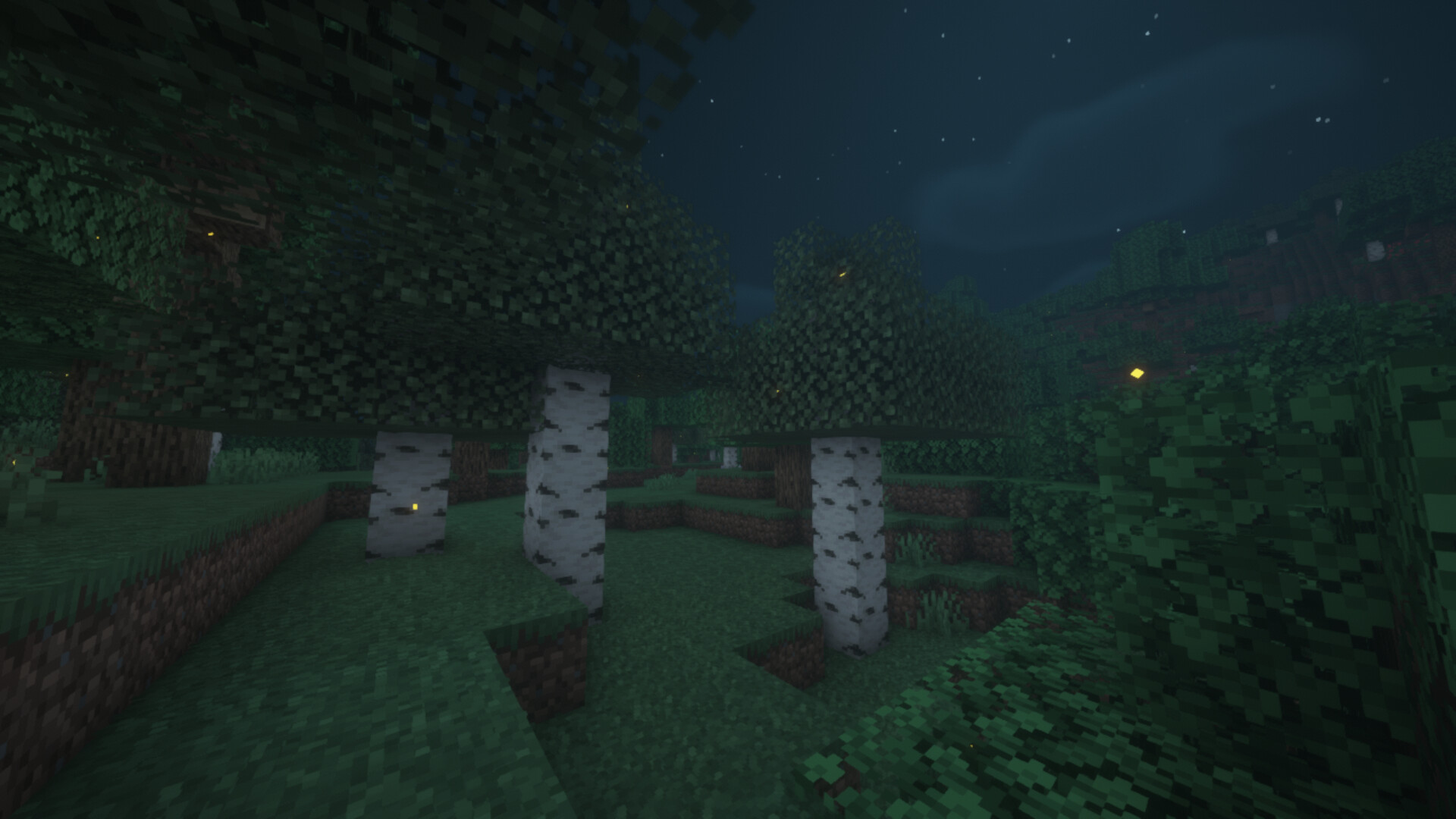 Simple fireflies Minecraft Texture Pack