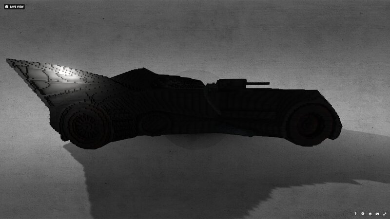 Batmobile 1989 Minecraft Texture Pack