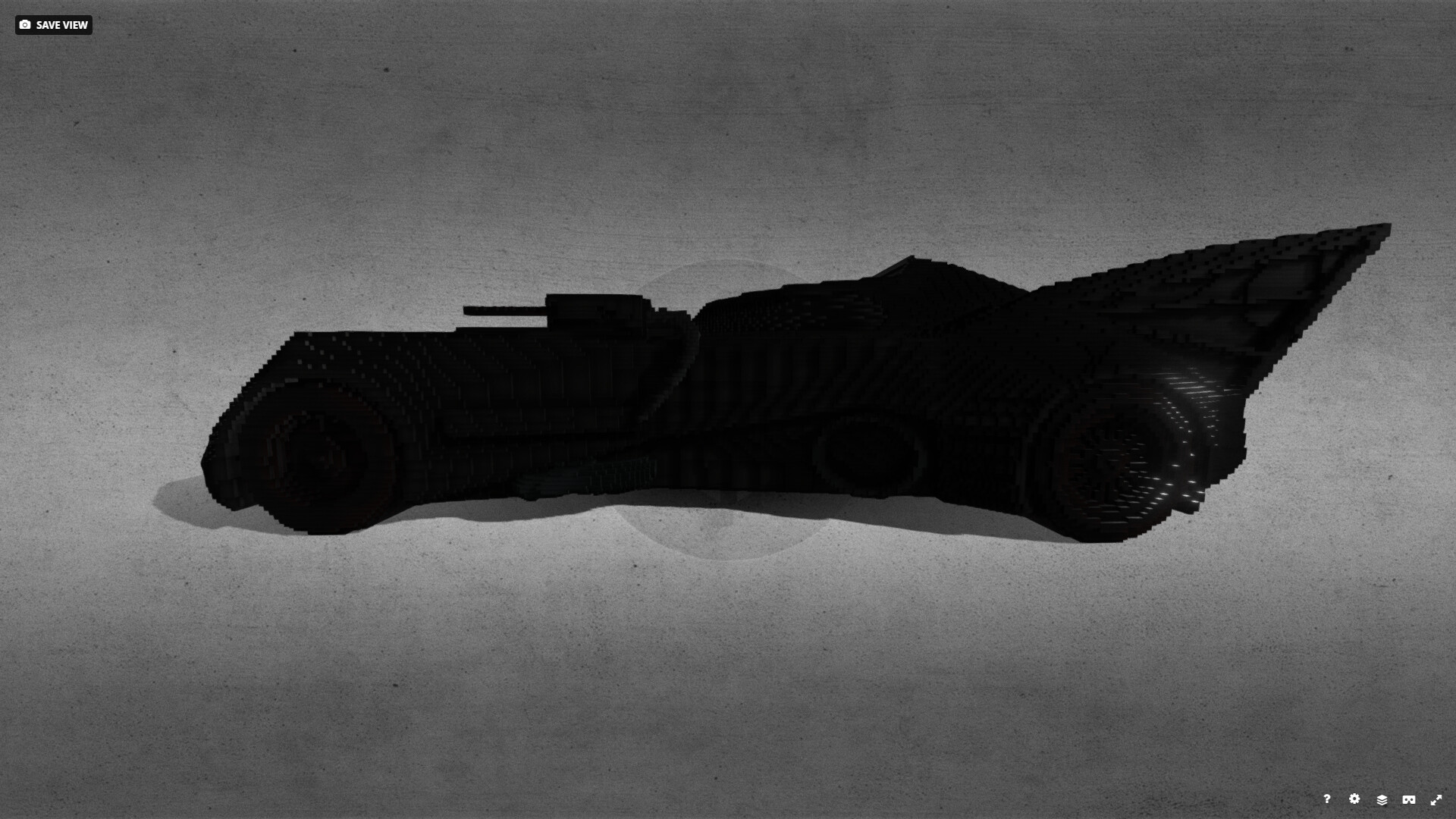 Batmobile 1989 Minecraft Texture Pack