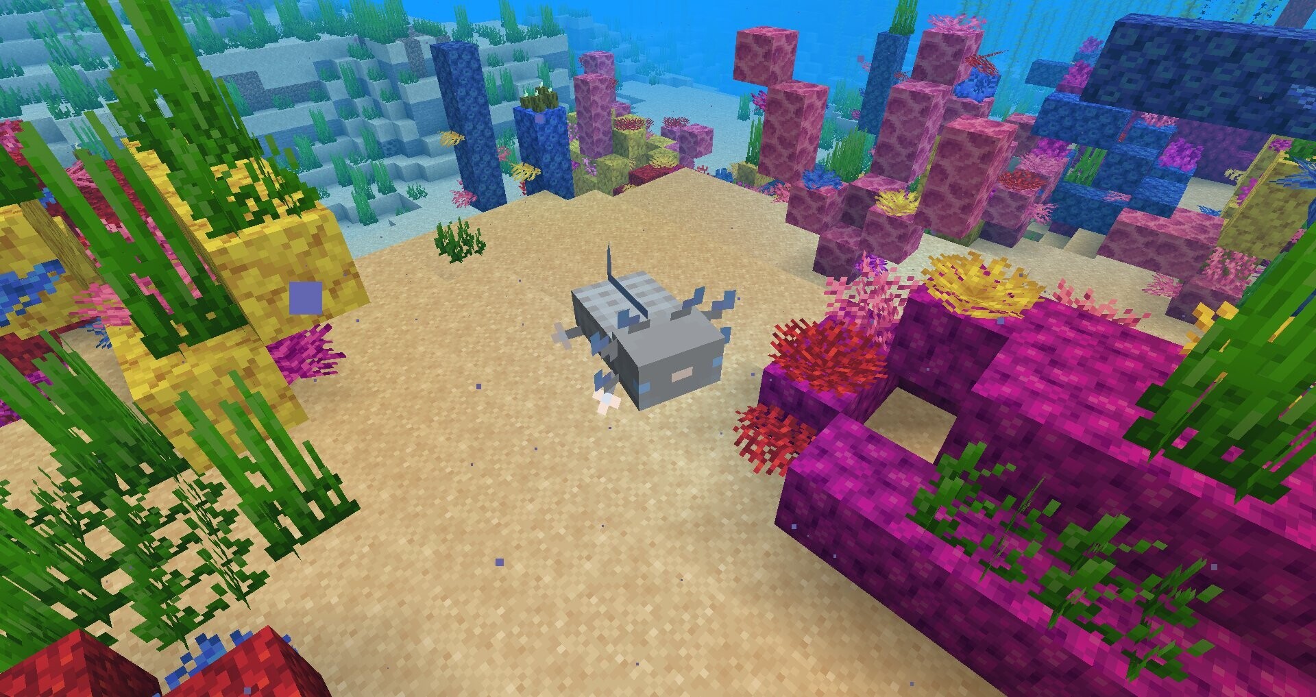 Holo Axolotl (require Optifine) - Blue version Minecraft Texture Pack