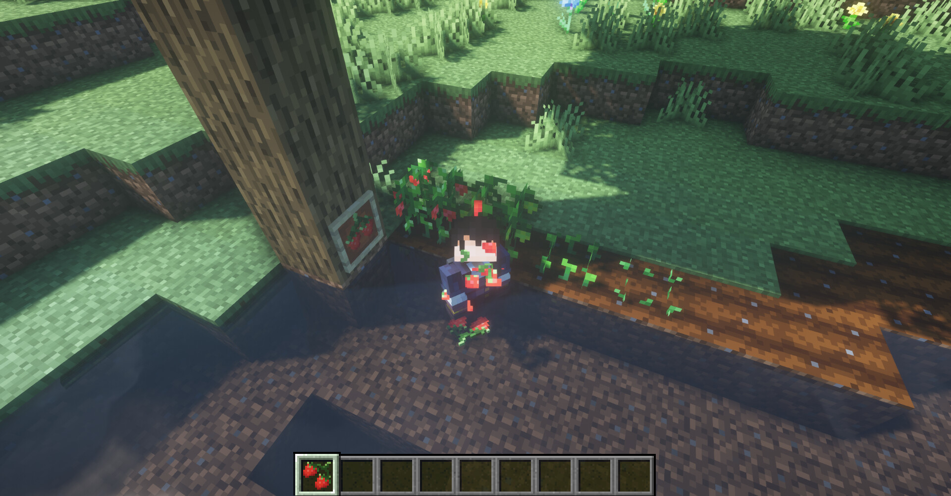 Carrots to Strawberries Minecraft Texture Pack