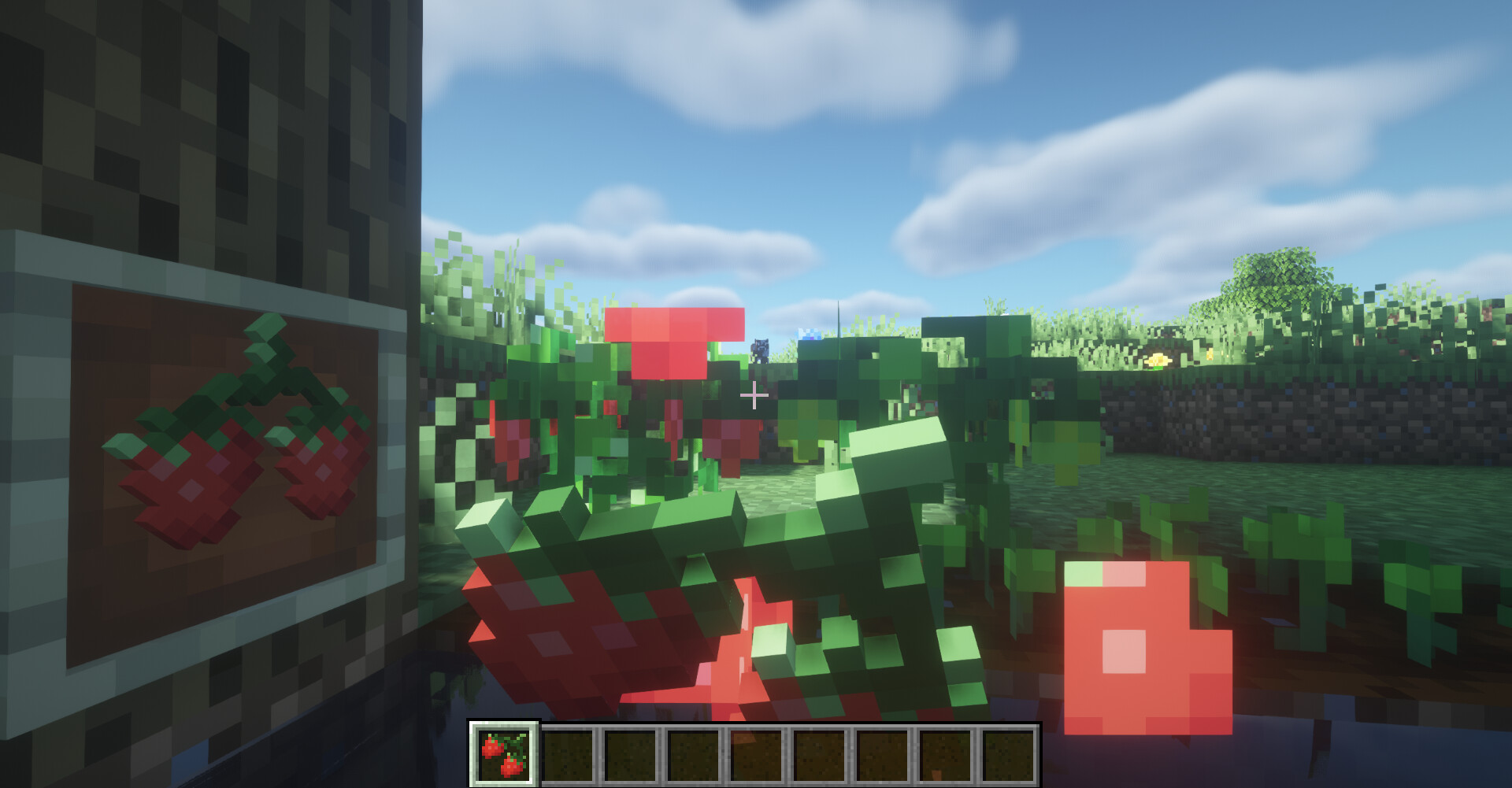 Carrots to Strawberries Minecraft Texture Pack