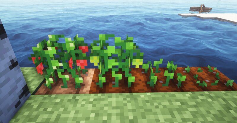 Carrots to Strawberries Minecraft Texture Pack