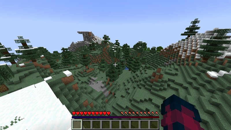 Blue-To-Red Gradient EXP Hotbar Minecraft Texture Pack