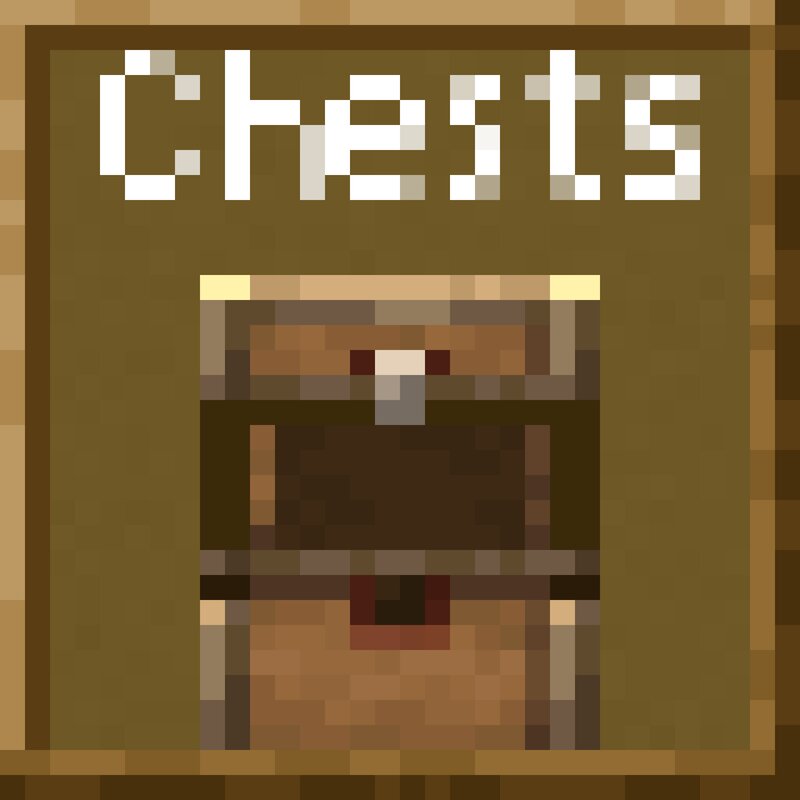 Chests 515 - Golden Rimmed Trapped Chests Minecraft Texture Pack