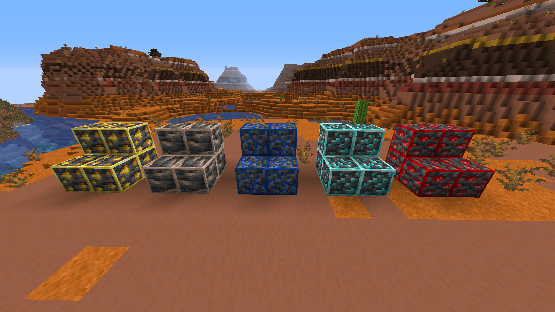 Ore Borders for 21w08a Minecraft Texture Pack