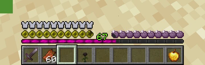 Ender Pack - Ender Pearl/Eye of Ender Health Bar, Chorus Fruit Hunger ...