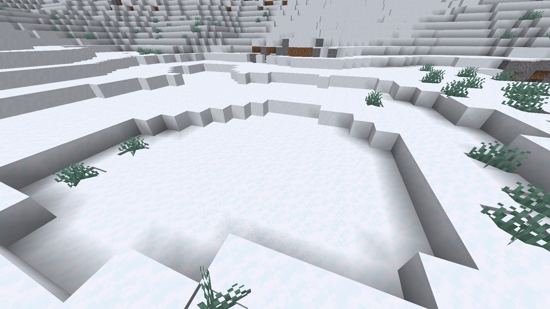 Seamless Powder Snow Minecraft Texture Pack