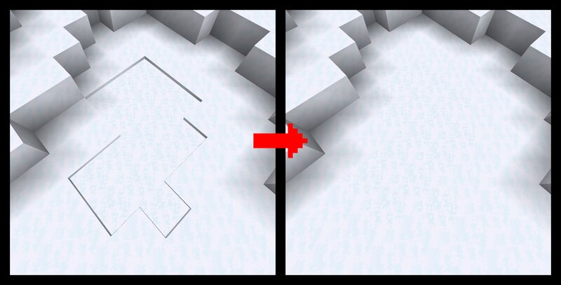 Seamless Powder Snow Minecraft Texture Pack