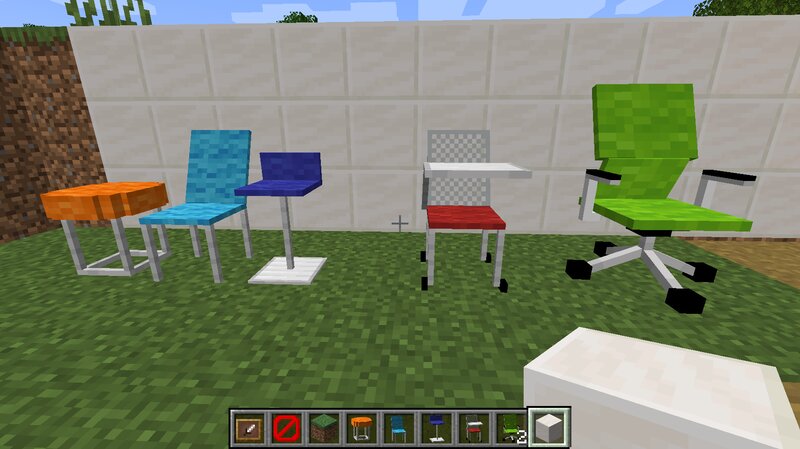 Colorful Chairs Minecraft Texture Pack