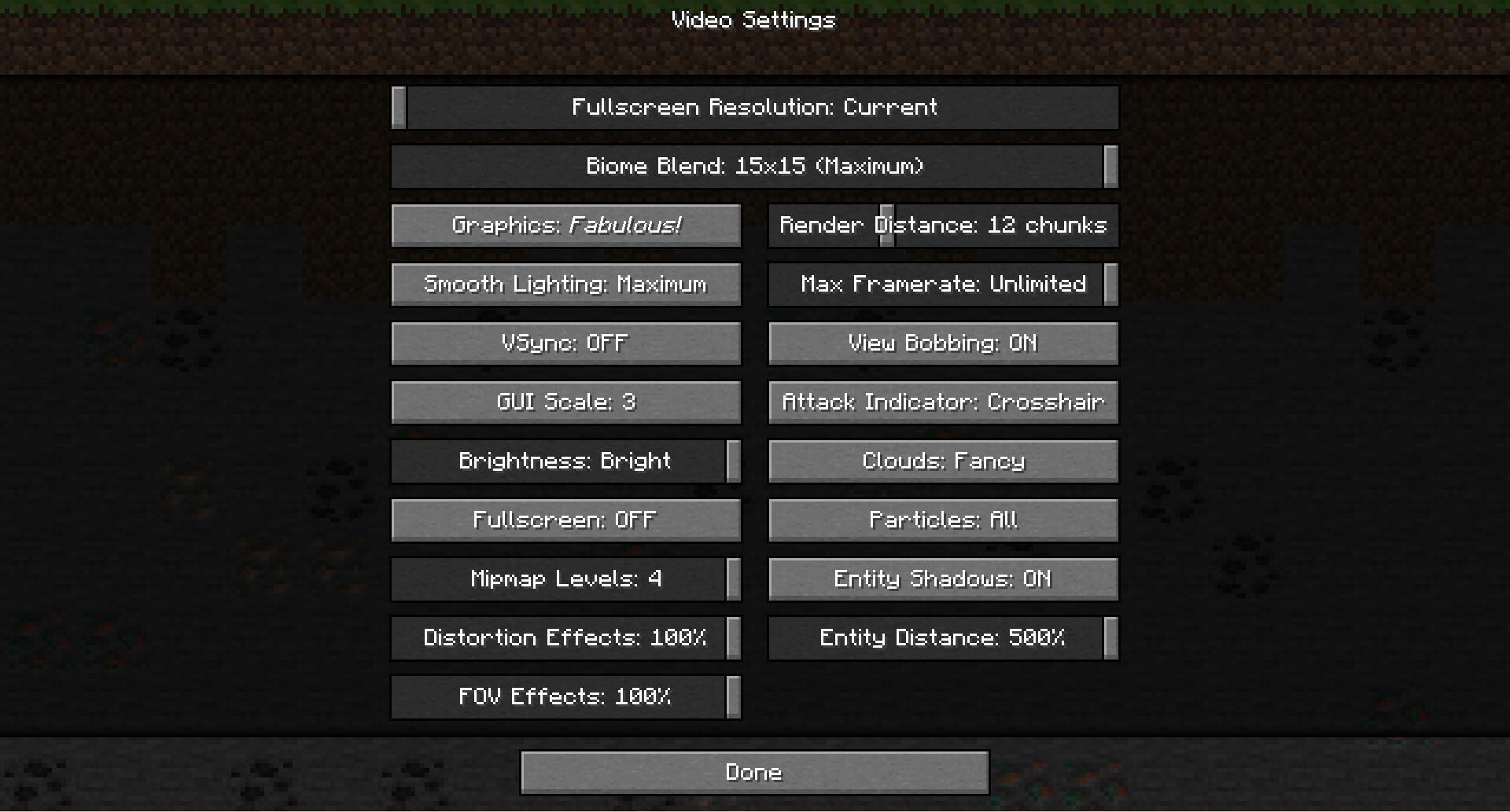 Menus - Enchanted Minecraft Texture Pack