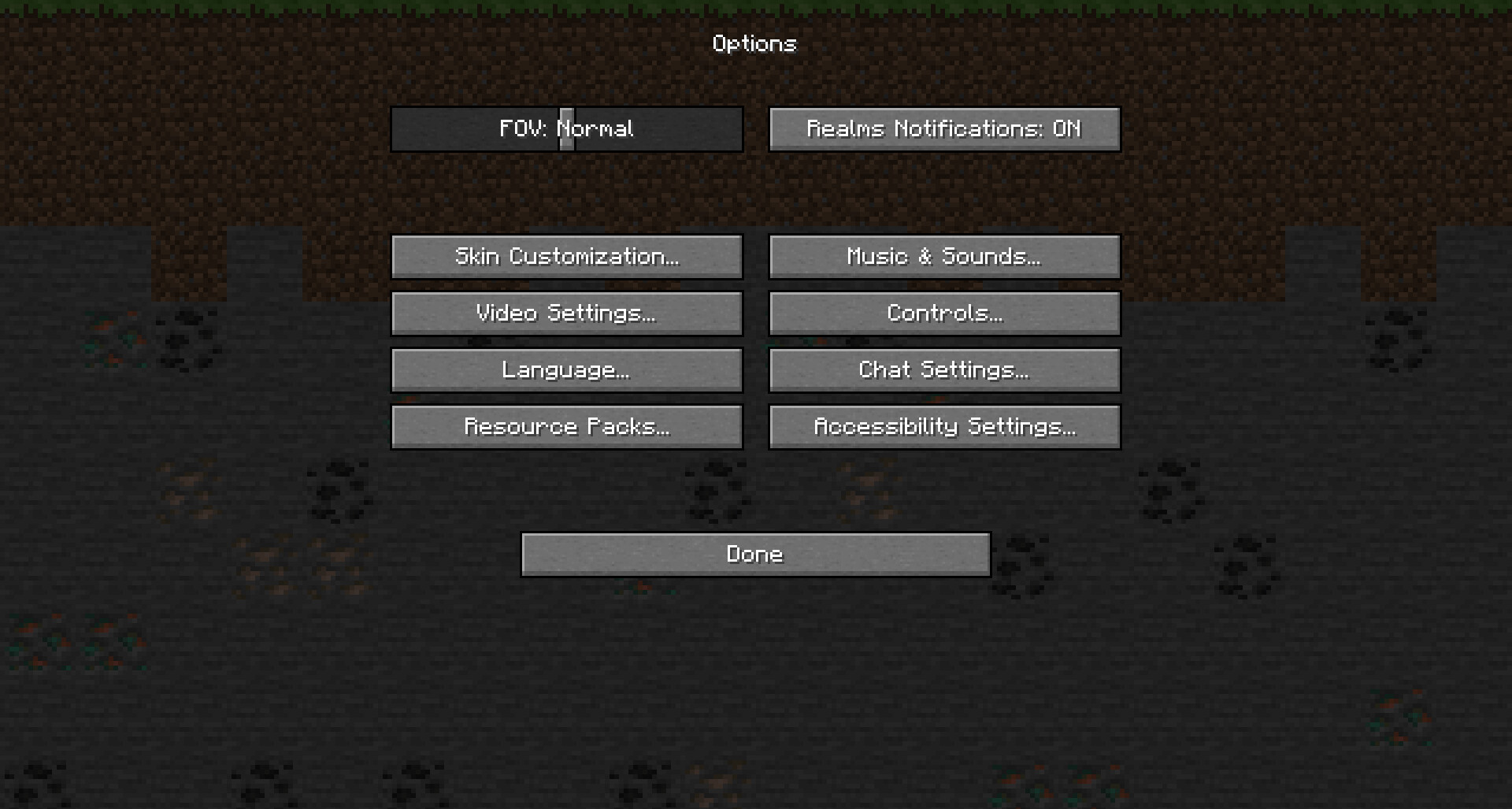 Menus - Enchanted Minecraft Texture Pack