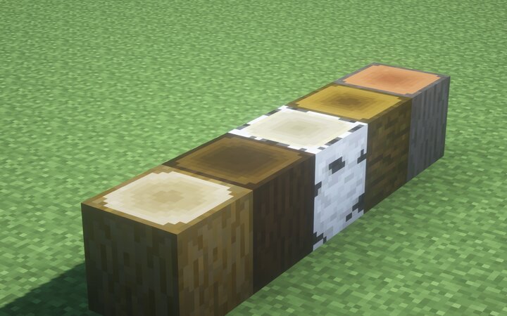 OceanBean better logs Minecraft Texture Pack