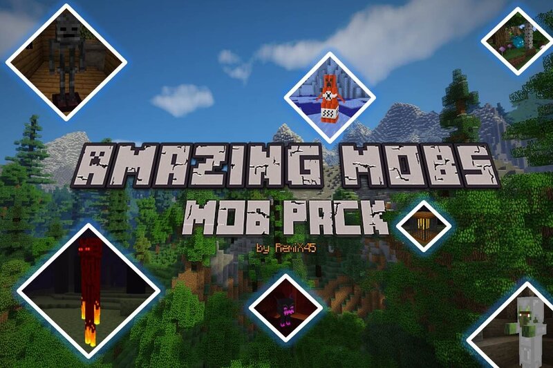RemiX45 Amazing Mobs Texture Pack Minecraft Texture Pack