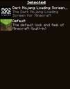 Mojang Dark Loading Screen (Requires Optifine) Minecraft Texture Pack