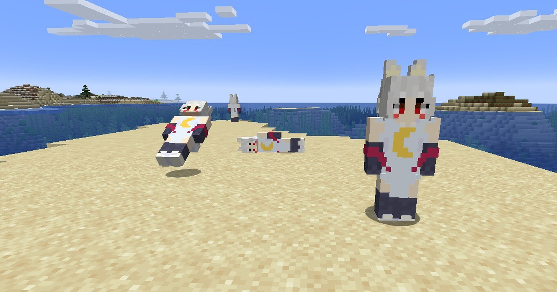 Senko-san texture pack + Shiro (Optifine Required) Minecraft Texture Pack