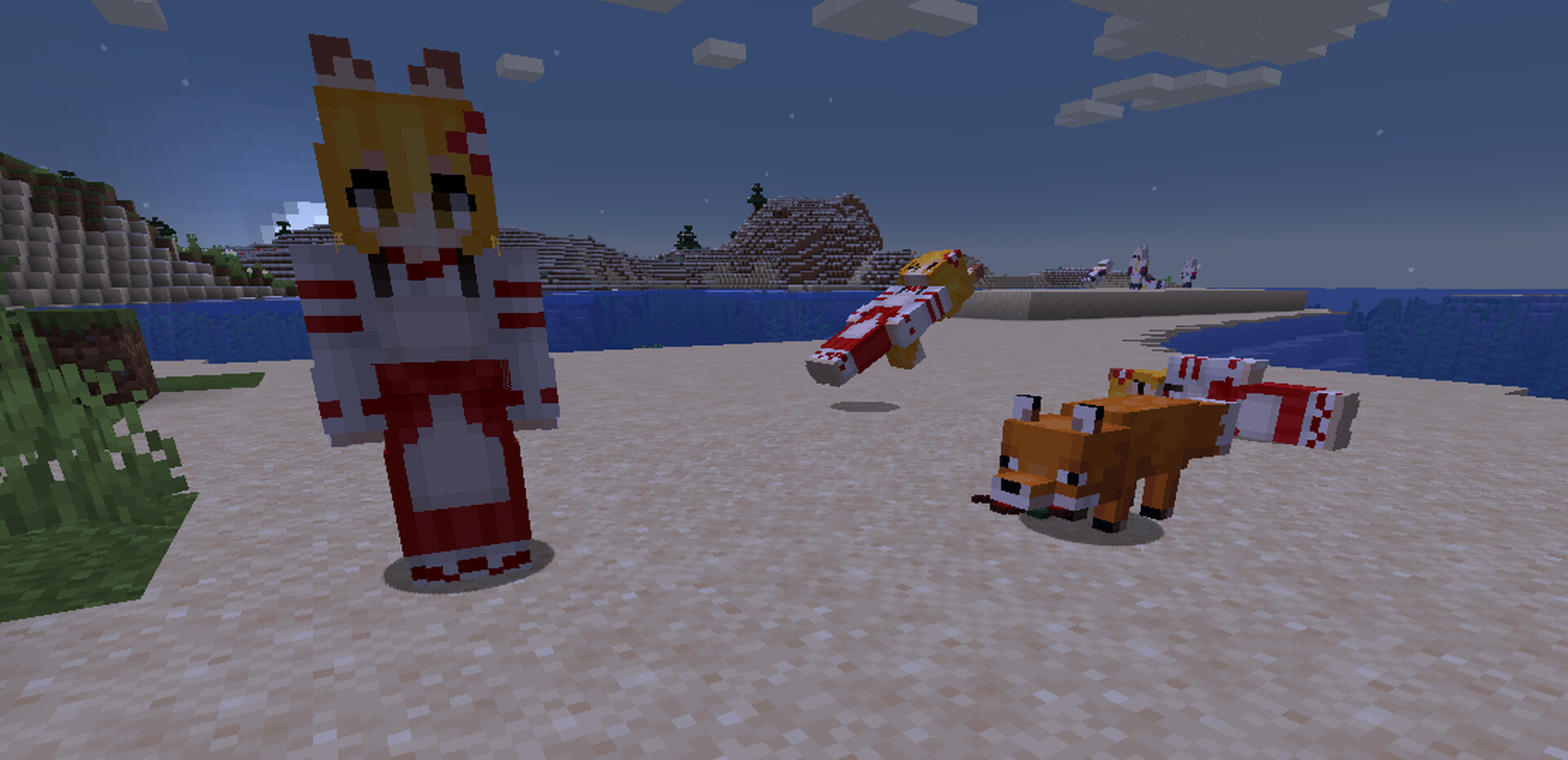 Senko-san texture pack + Shiro (Optifine Required) Minecraft Texture Pack