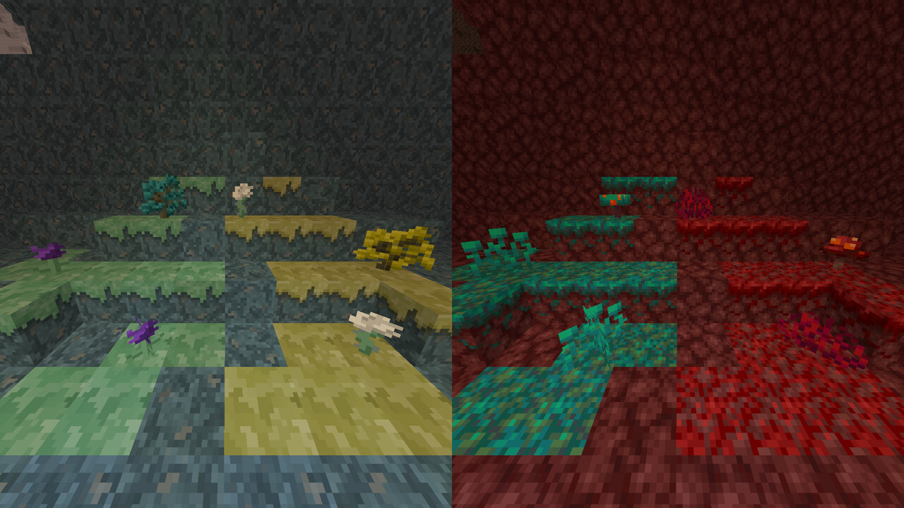 Aether|Nether (Inspired by the Aether mod) 1.16+ Minecraft Texture Pack