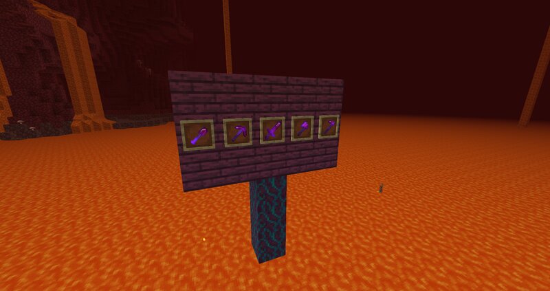 Netherite to Ruby Minecraft Texture Pack