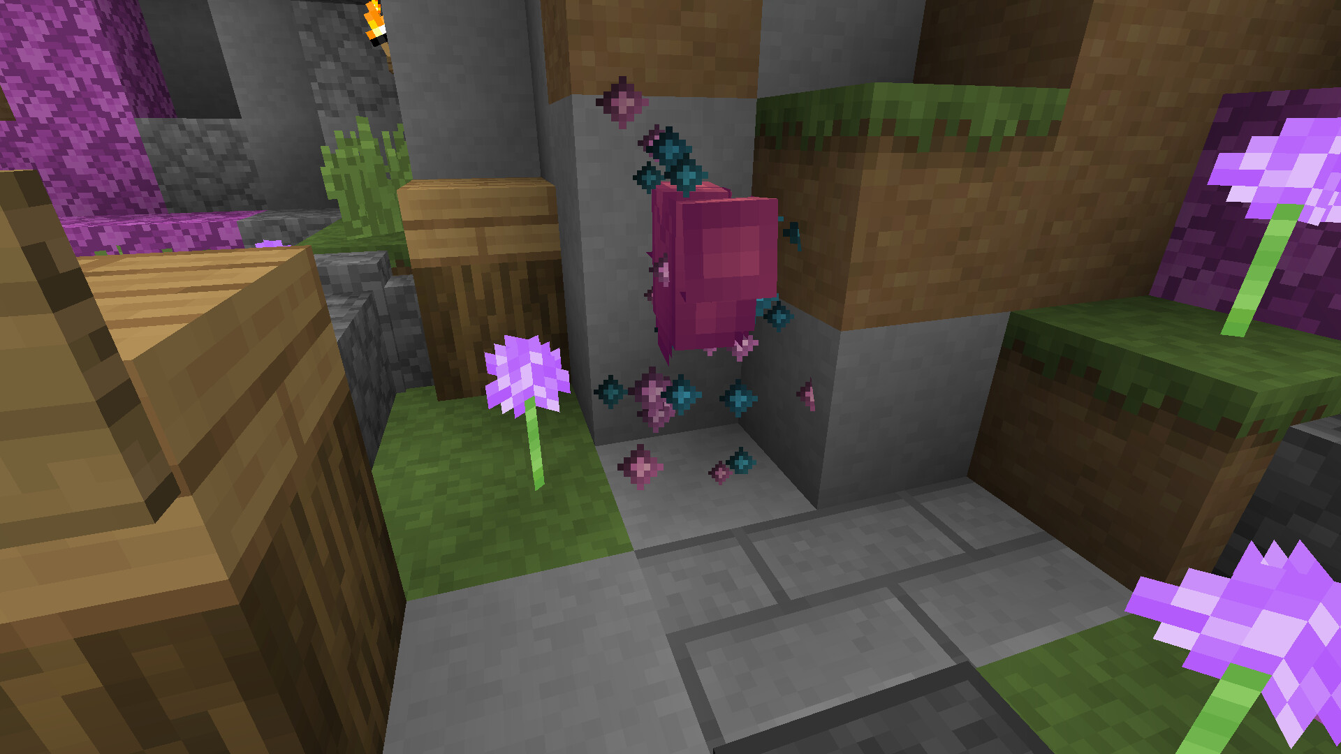 🌸𝗦𝗮𝗸𝘂𝗿𝗮 𝟭𝟲𝘅🌸 (𝗣𝗿𝗶𝘀𝗺 𝟭𝟲𝘅 𝗿𝗲𝘃𝗮𝗺𝗽 & 𝗿𝗲𝗰𝗼𝗹𝗼𝘂𝗿) 🌸 Minecraft Texture Pack