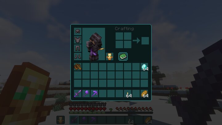 solirides's cyan gui Minecraft Texture Pack