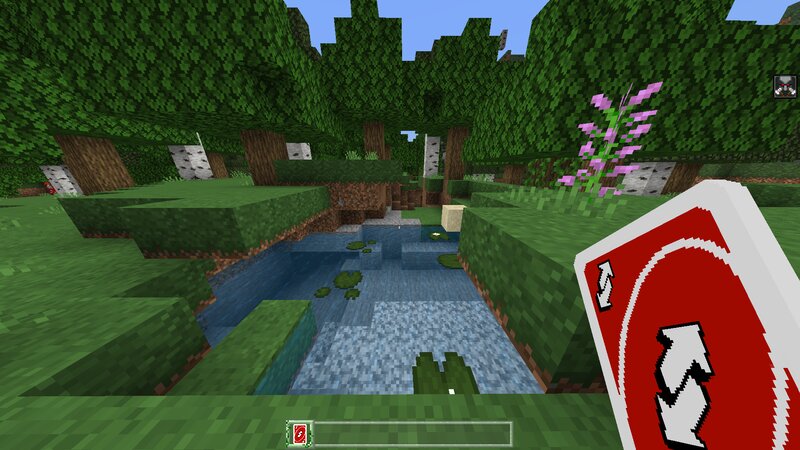 Uno Reverse Card Totem Of Undying (Color Update) Minecraft Texture Pack