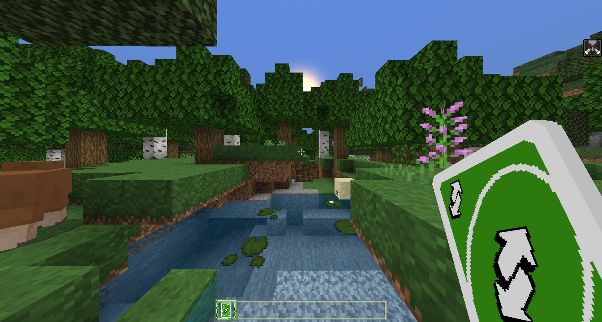 Uno Reverse Card Totem Of Undying (Color Update) Minecraft Texture Pack