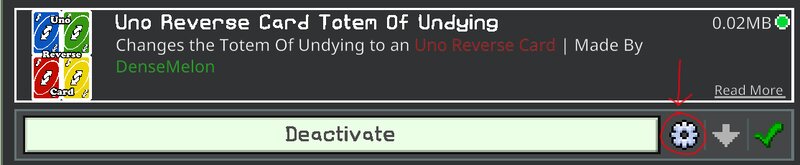 Uno Reverse Card Totem Of Undying (Color Update) Minecraft Texture Pack
