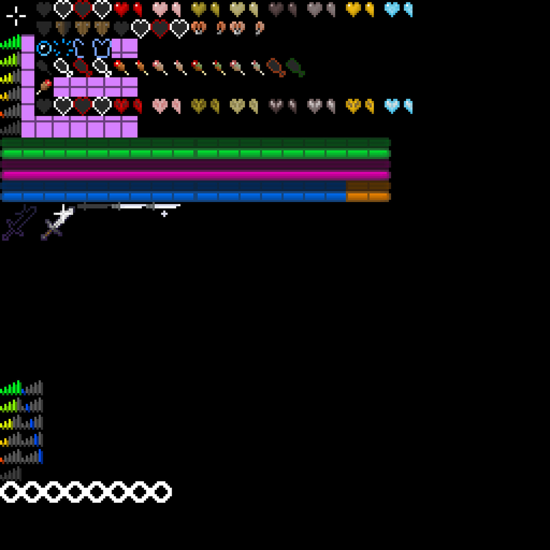 solirides's cyan gui Minecraft Texture Pack