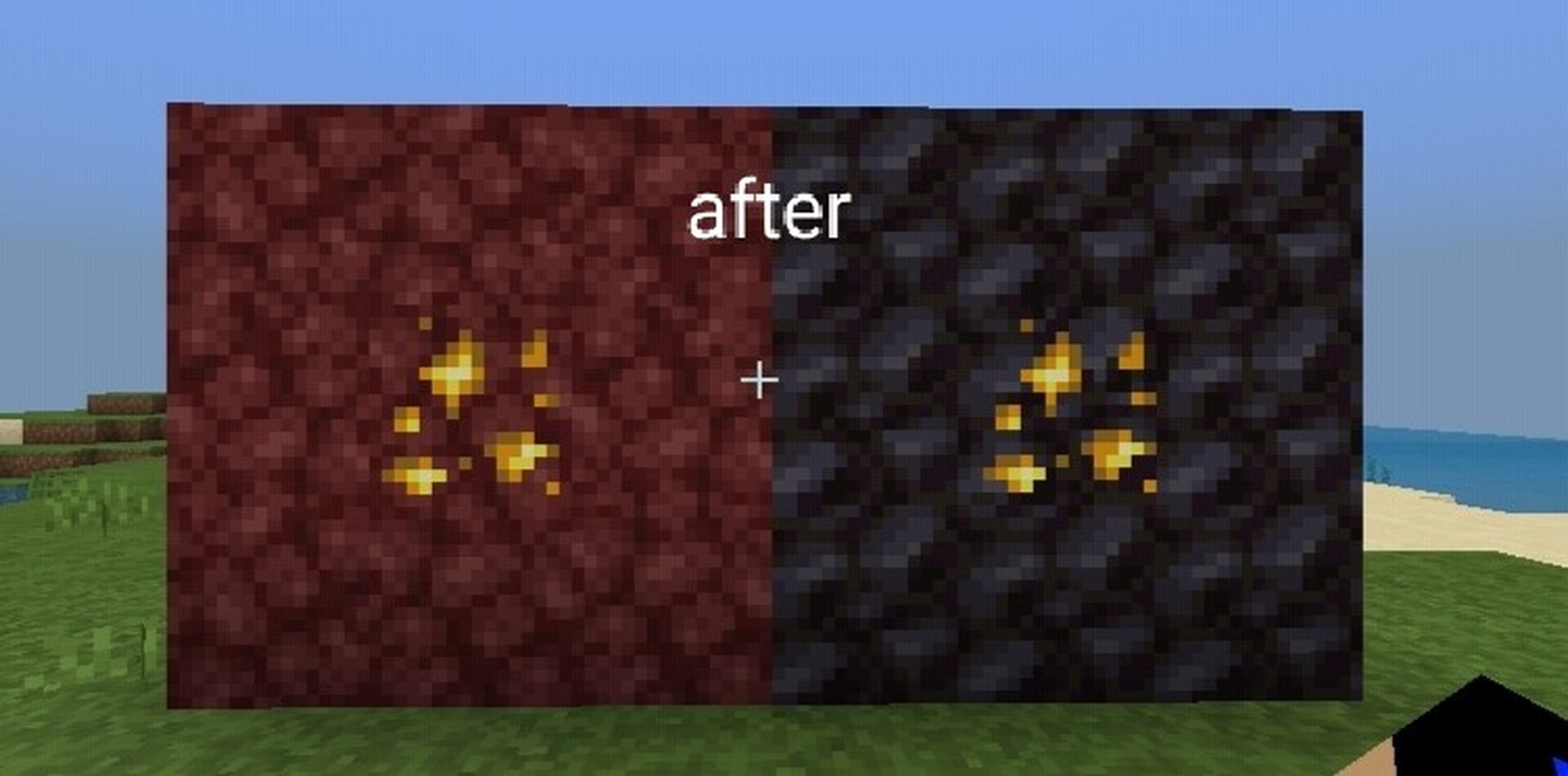Better Nether gold Minecraft Texture Pack