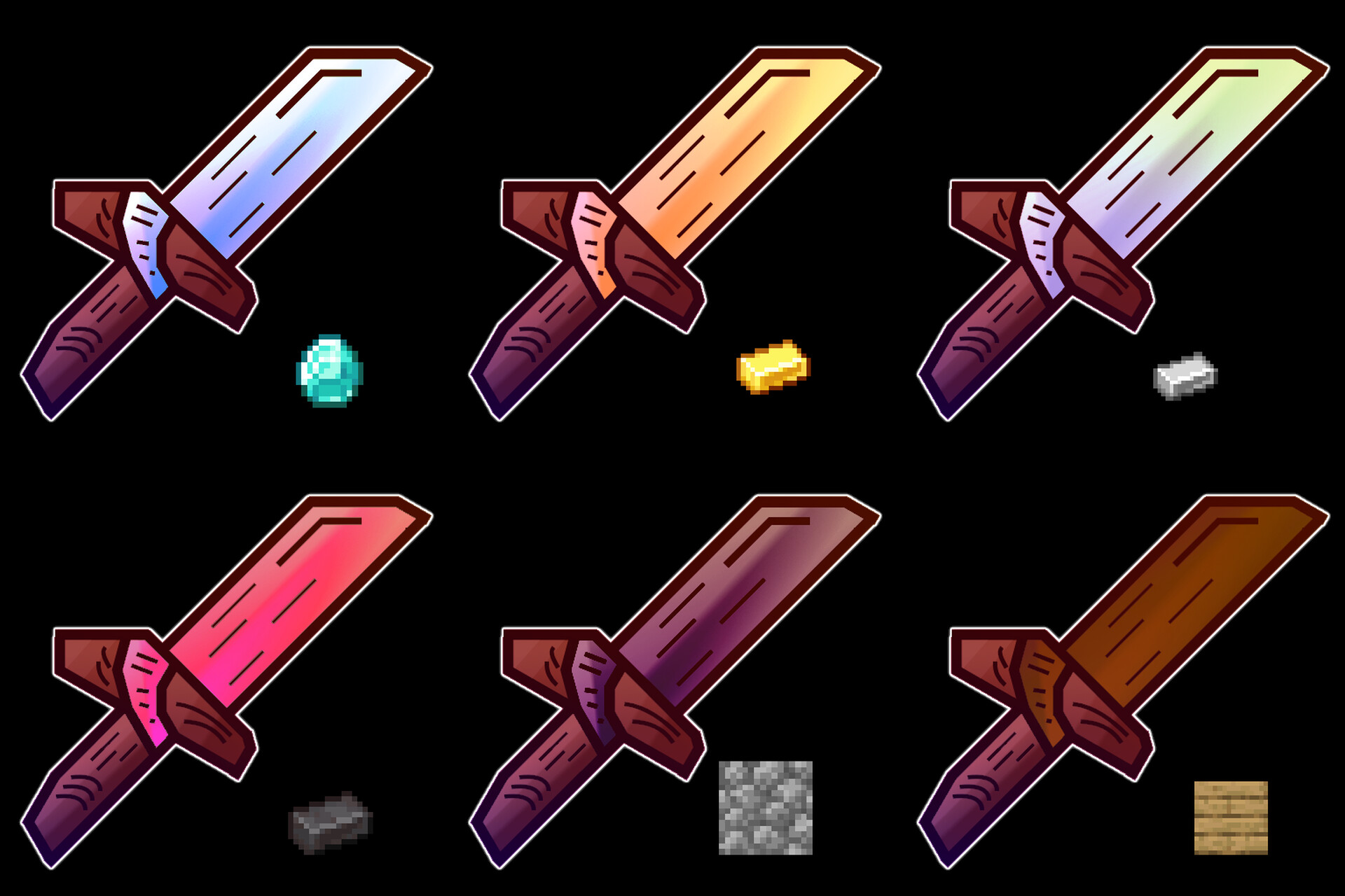 Shind4 Swords Minecraft Texture Pack