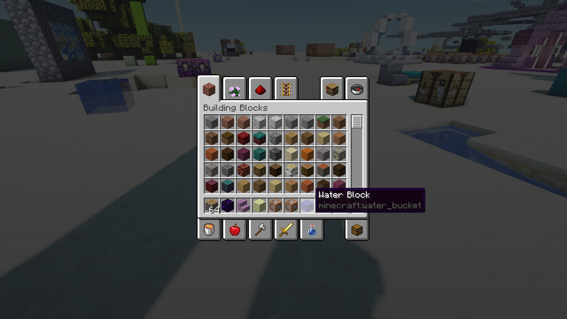 Water-Block Minecraft Texture Pack