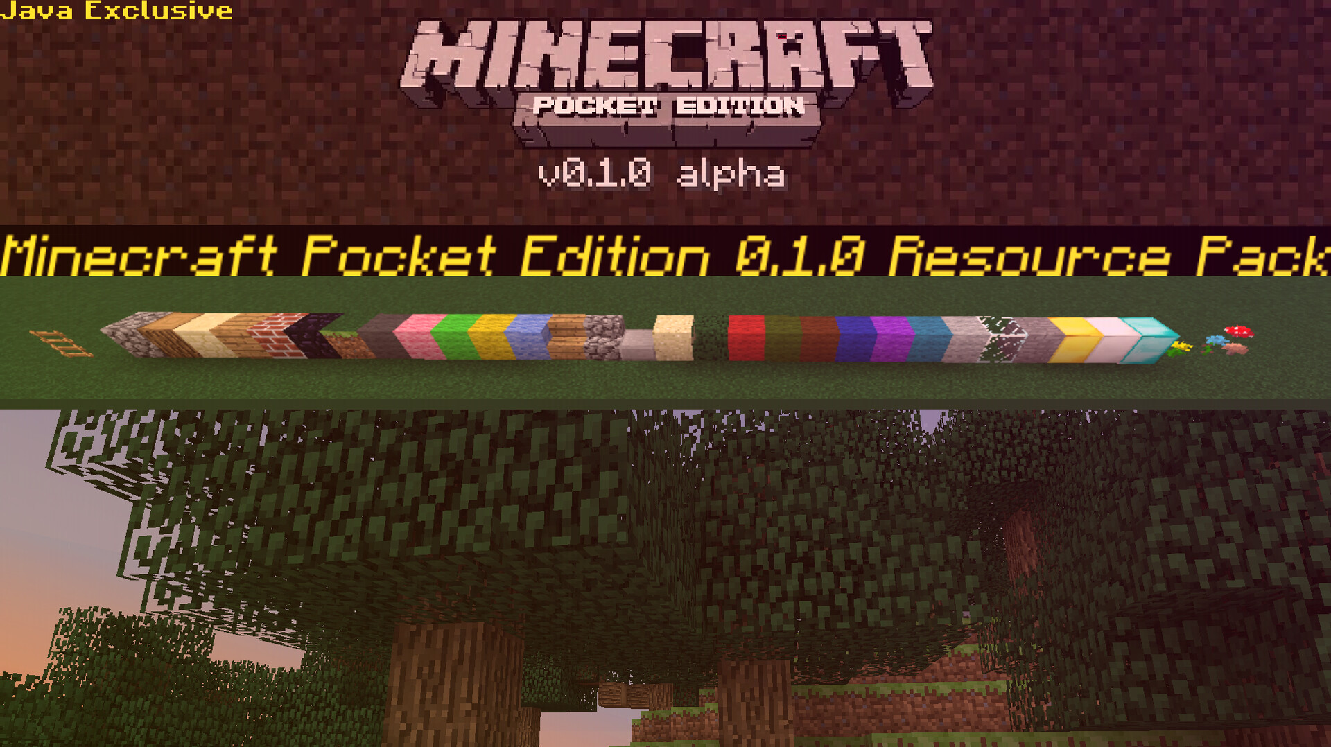 Official Download! The Minecraft Pocket Edition 0.1.0 Resource Pack ...