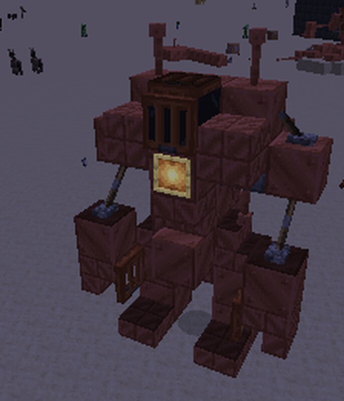 Copper Mech Minecraft Texture Pack