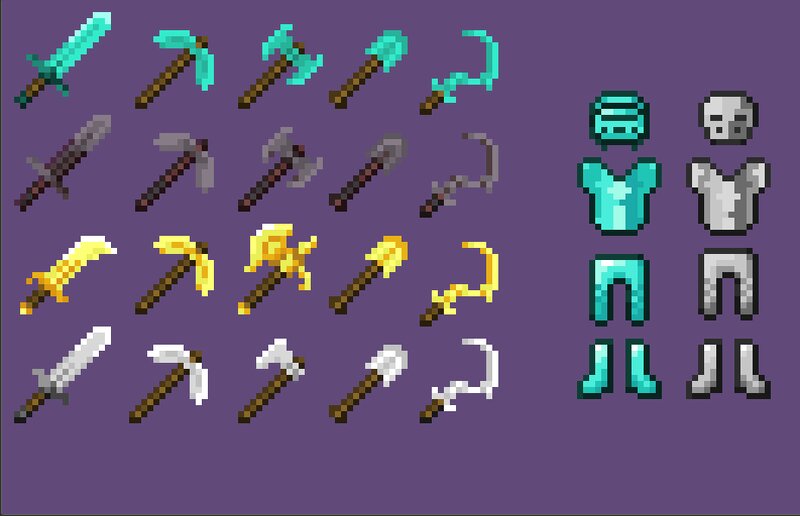 Medieval tools Minecraft Texture Pack
