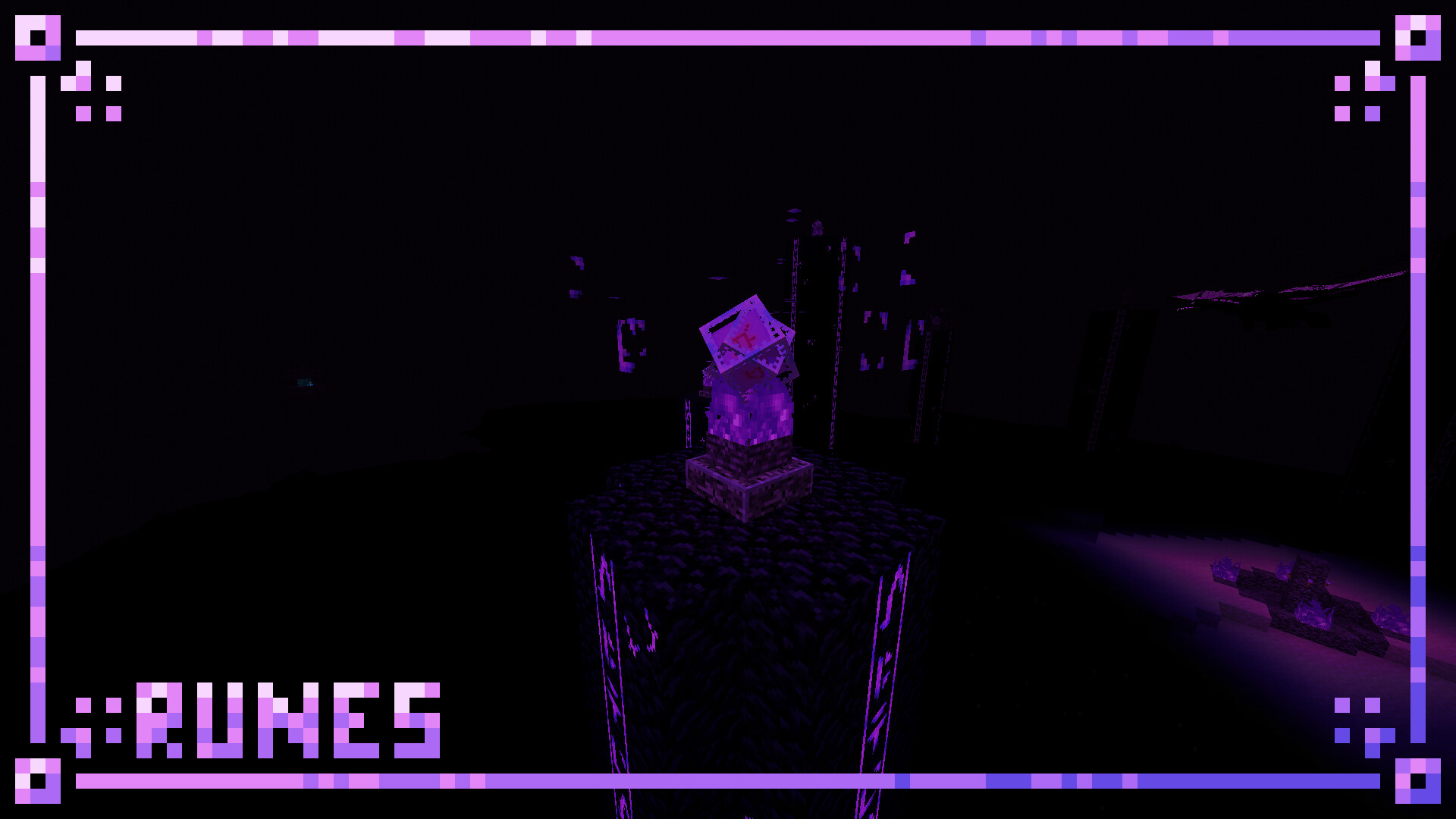 Shrimpsnail's more ambient end dimension Minecraft Texture Pack