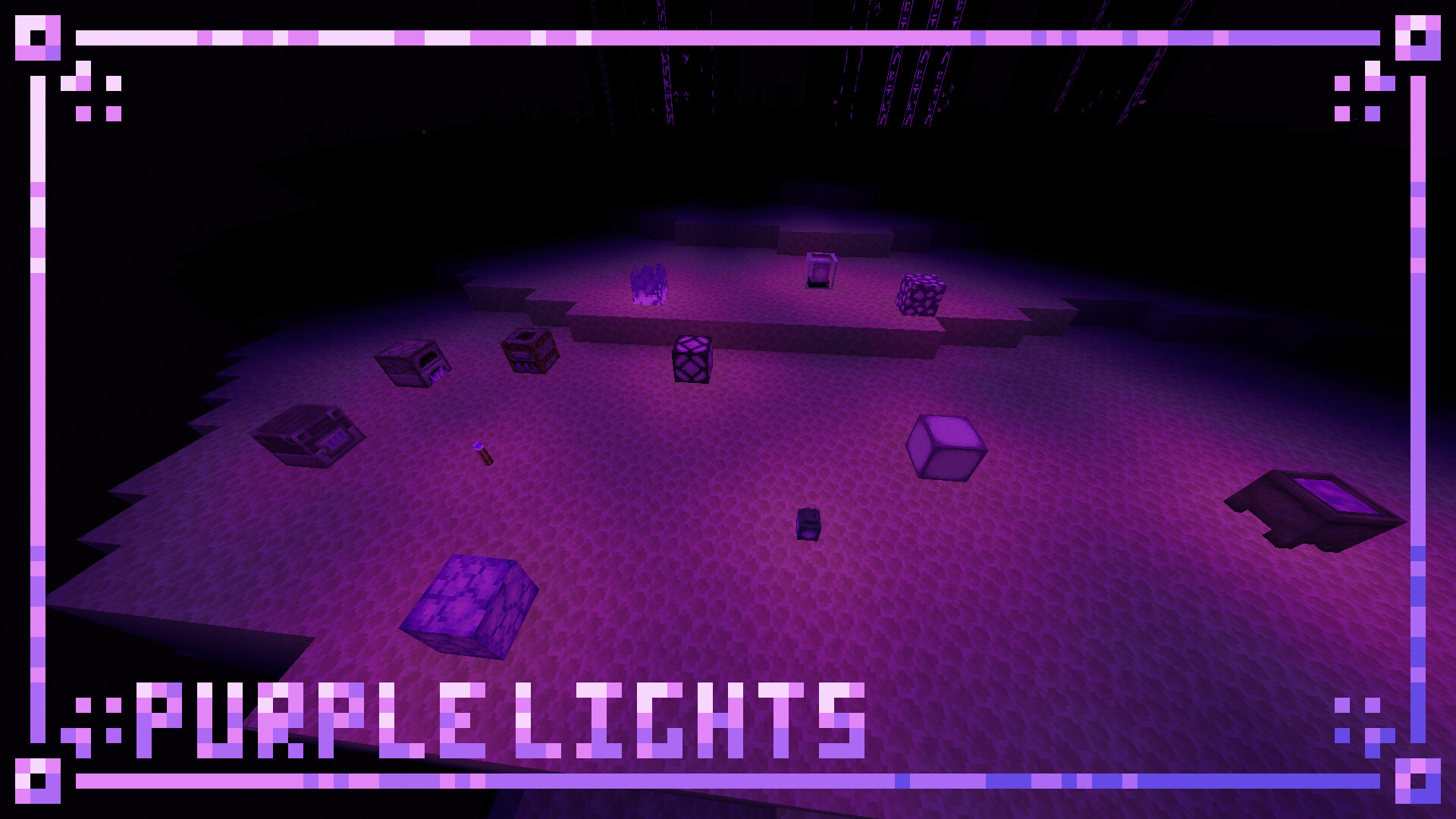 Shrimpsnail's more ambient end dimension Minecraft Texture Pack