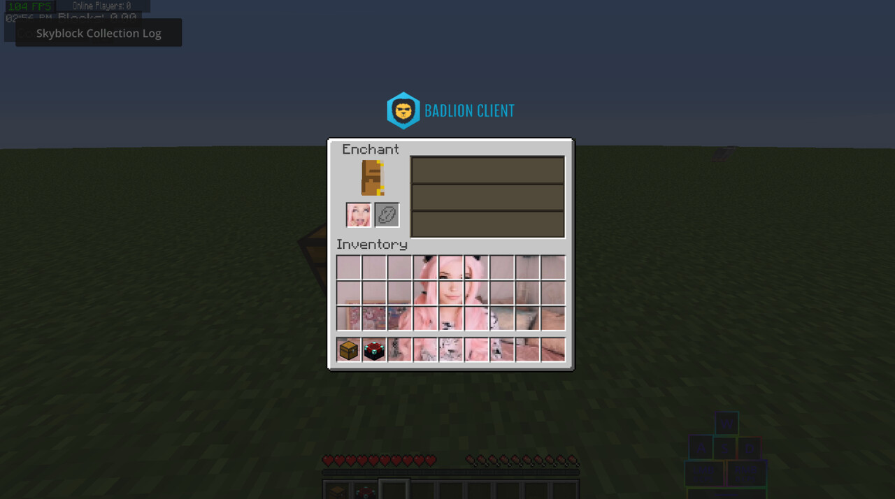 Belle Delphine texture pack Minecraft Texture Pack