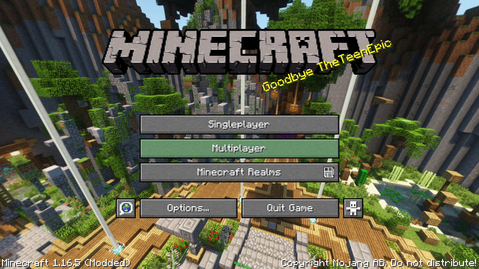 OG:SG Community Menu Pack Minecraft Texture Pack