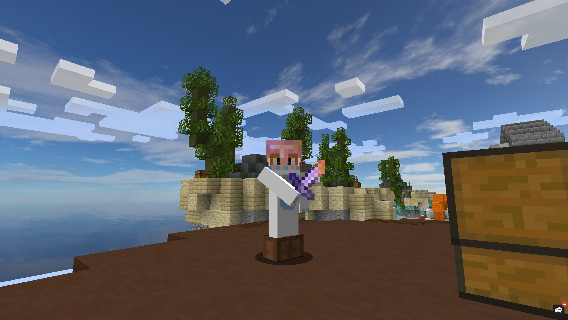 Blue Diamond(1.14 Default textures) Minecraft Texture Pack