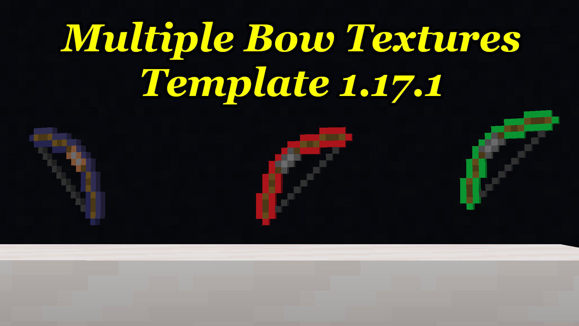 Multiple Bow Resource Pack Template [1.17.1] Minecraft Texture Pack