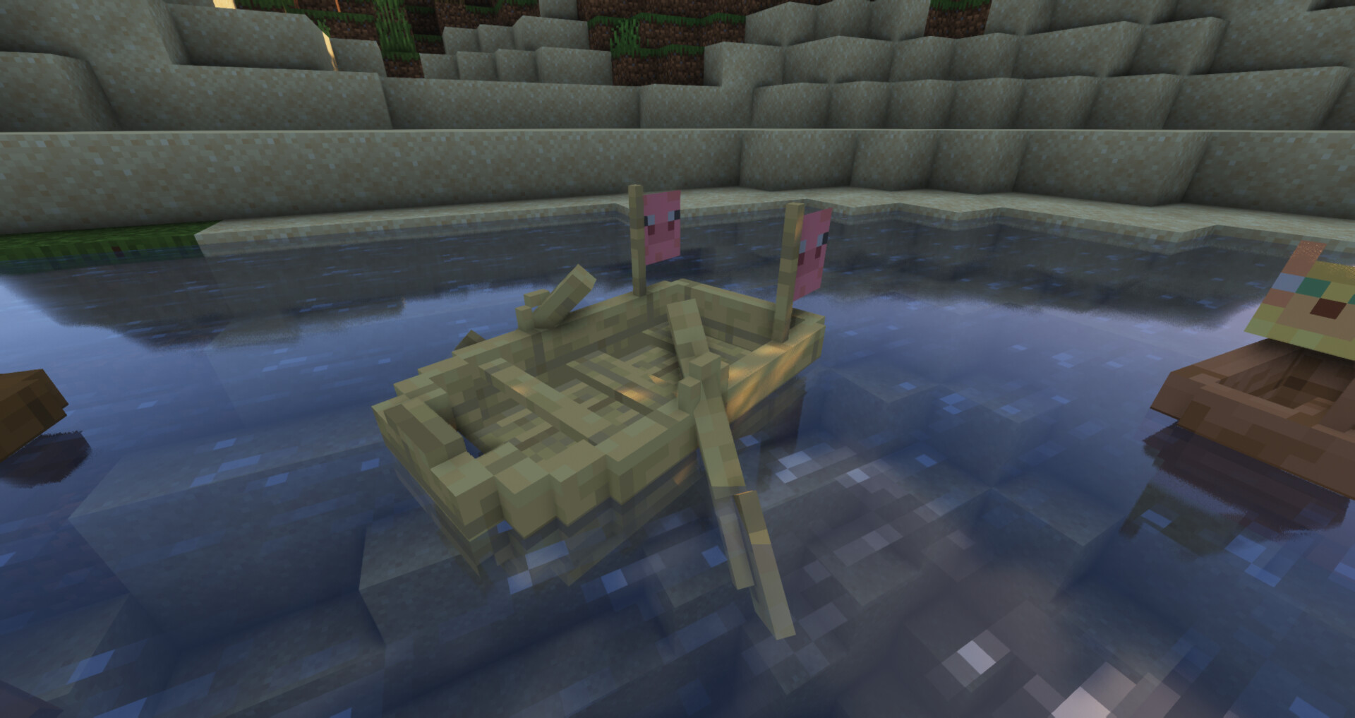 Aesthetic boats Minecraft Texture Pack