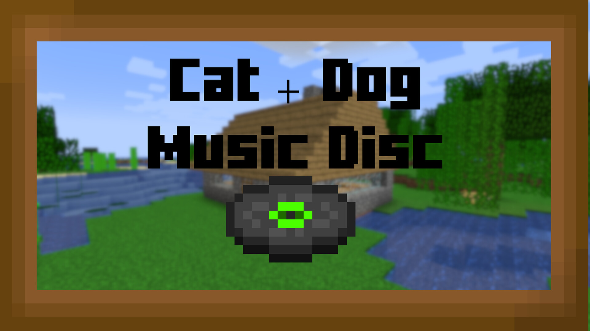 Cat + Dog Music Disc Minecraft Texture Pack